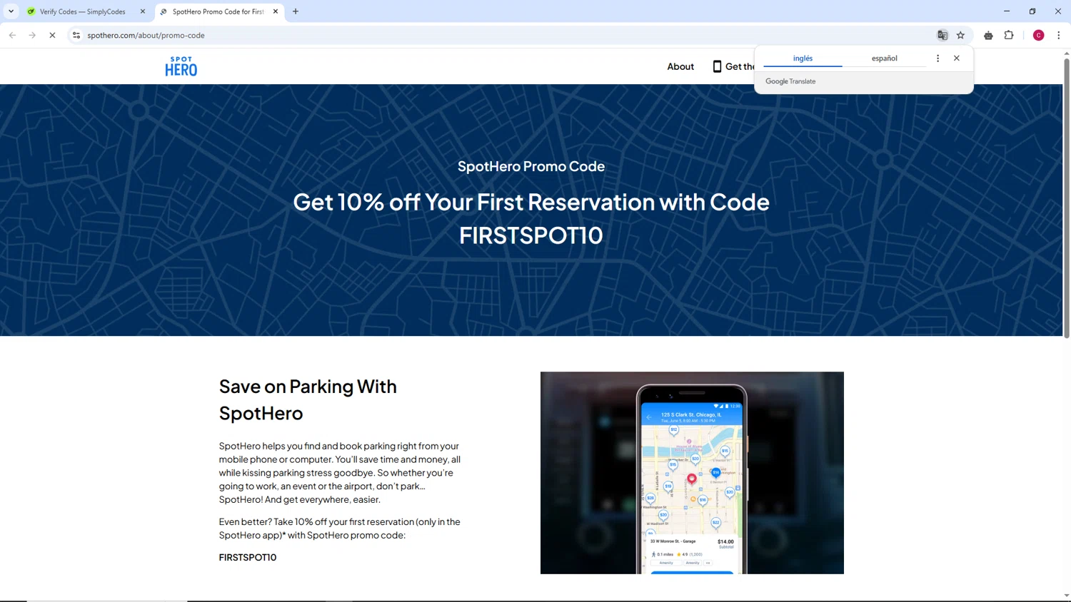 SpotHero Discount Codes - 10% Off (2 Verified) Aug 2025