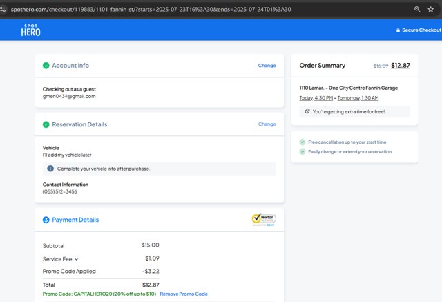 SpotHero Discount Codes - 10% Off (4 Verified) Aug 2025
