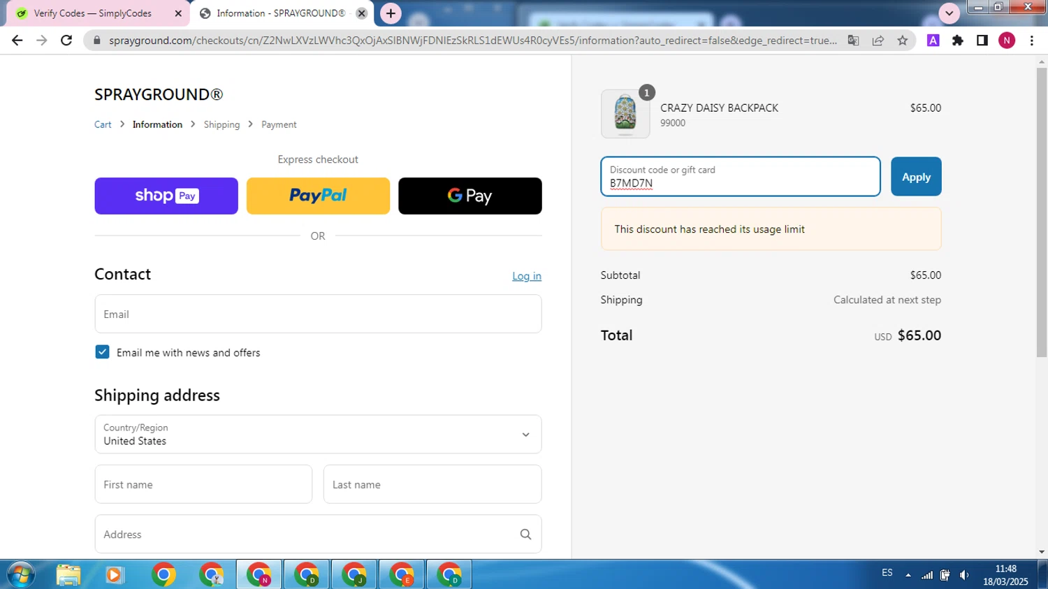 Sprayground Promo Codes - 20% Off Coupons Jul 2025