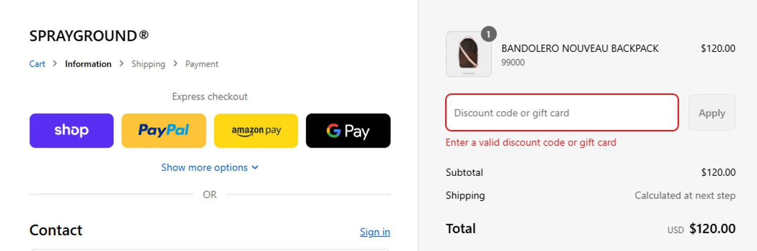 Sprayground Promo Codes - 10% Off Coupons Oct 2025