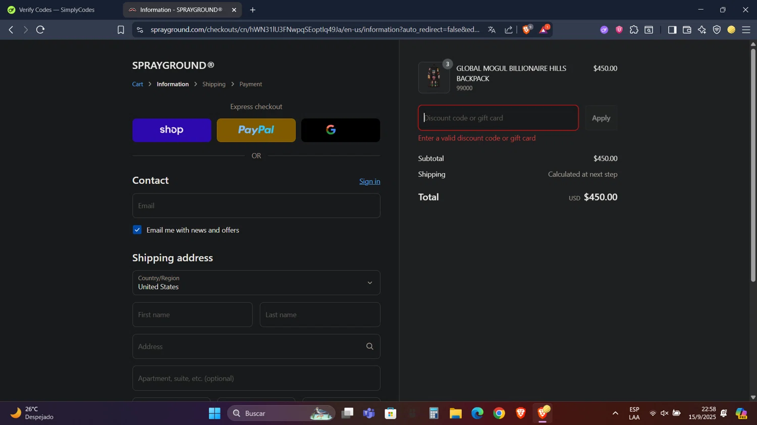 Sprayground Promo Codes - 10% Off Coupons Oct 2025