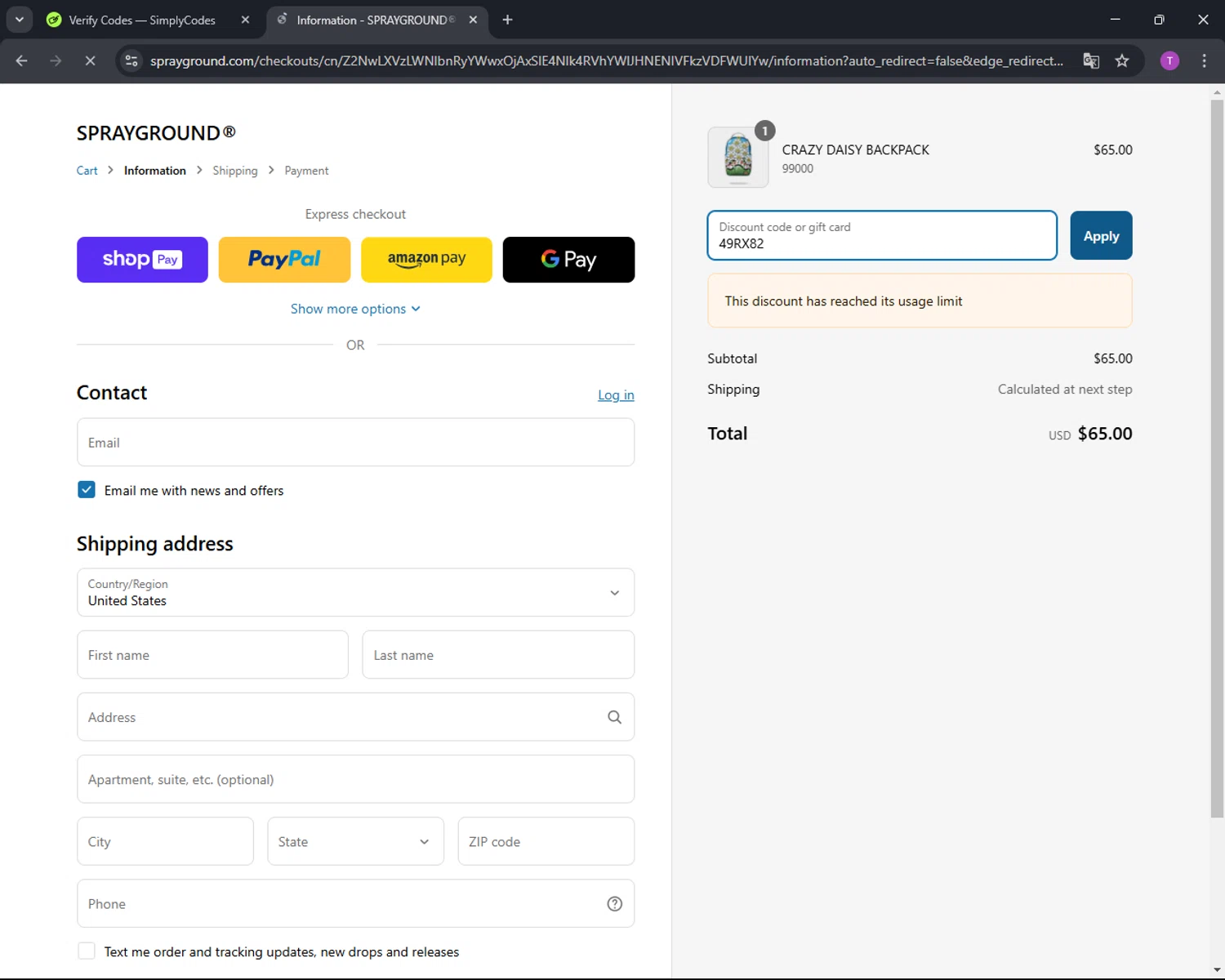 Sprayground Promo Codes - 20% Off Coupons Jul 2025