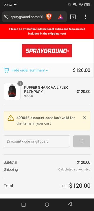 Sprayground Promo Codes - 15% Off Coupons Aug 2025