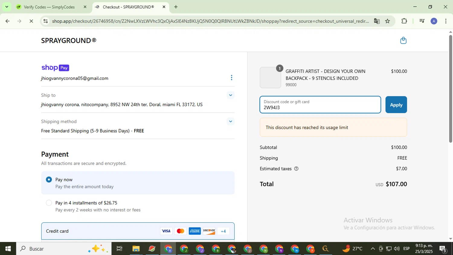 Sprayground Promo Codes - 20% Off Coupons Jul 2025