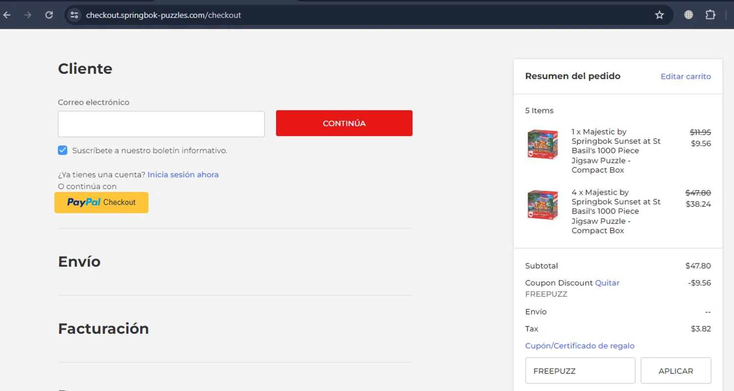 Springbok Puzzles Coupon Codes - $25 Off | November 2024