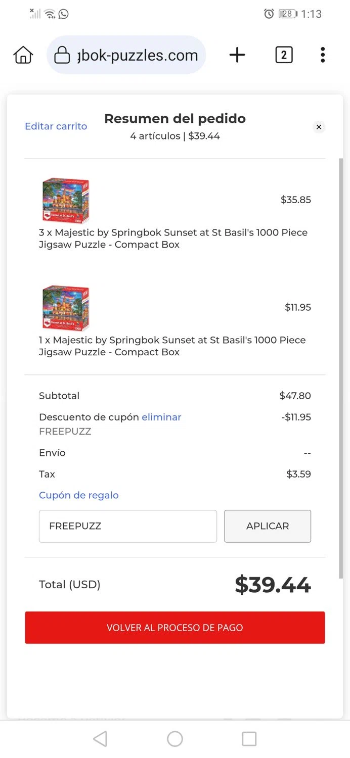 Springbok Puzzles Coupon Codes - $25 Off | November 2024