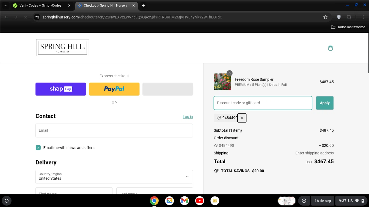 Spring Hill Nursery Coupons - 15% Off | September 2024