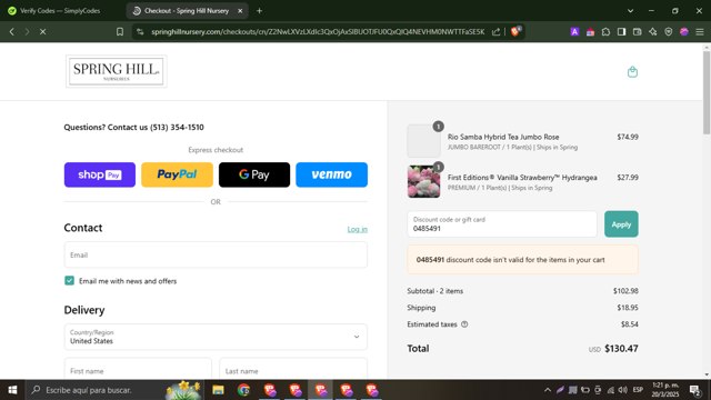 Spring Hill Nursery Promo Codes (3 Verified) - Apr 2025