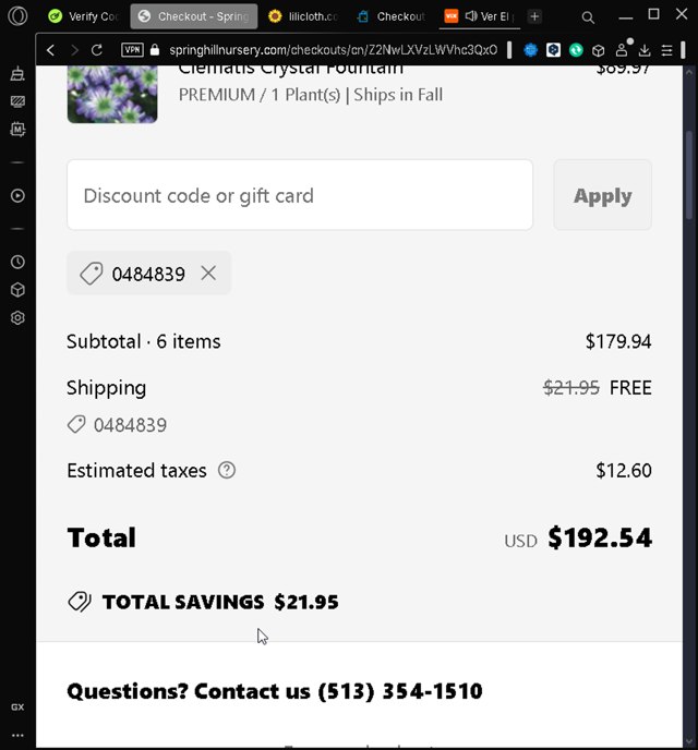 Spring Hill Nursery Promo Code (7 Verified) - $10 Off May 2025