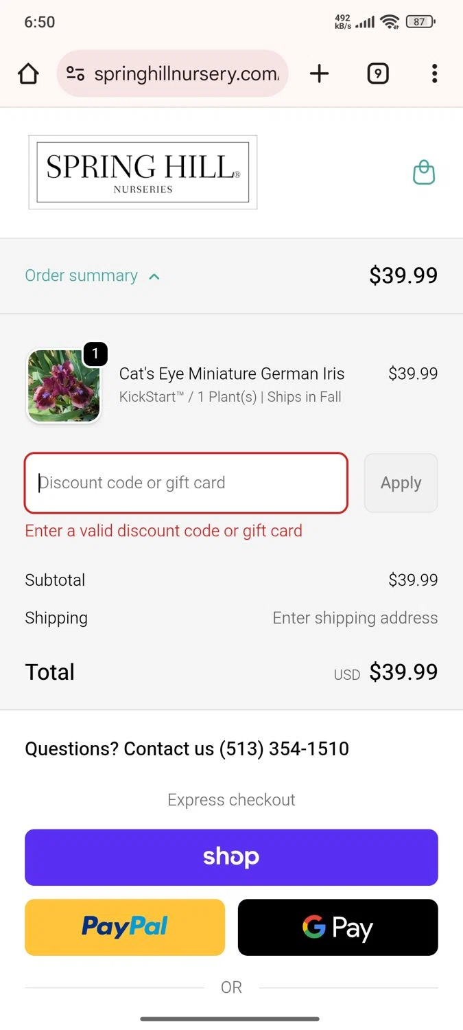 Spring Hill Nursery Promo Codes - 50% Off Oct 2025