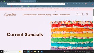 Sprinkles Promo Codes - $10 Off (1 Verified) May 2025