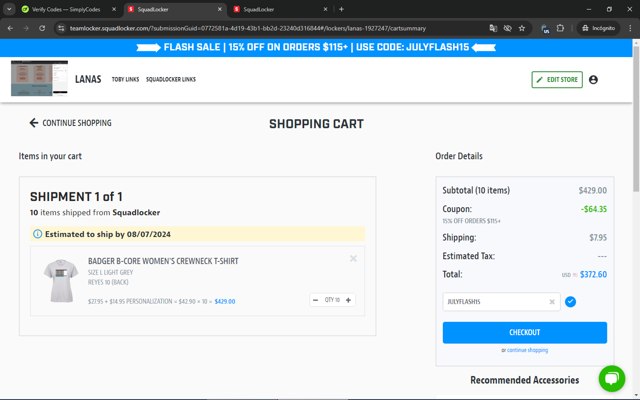 SquadLocker Promo Codes - $40 Off Coupon Codes in August 2024 | SimplyCodes