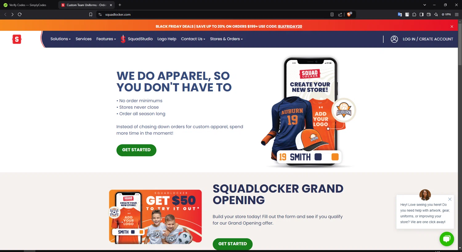 SquadLocker Promo Codes - 15% Off | January 2025