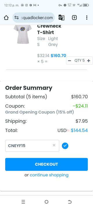 SquadLocker Promo Codes (2 Verified) - $15 Off Apr 2025