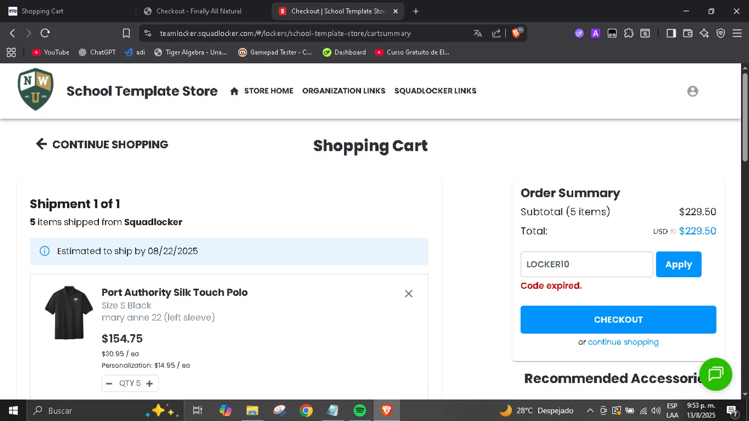 SquadLocker Promo Codes (2 Verified) - 10% Off Aug 2025