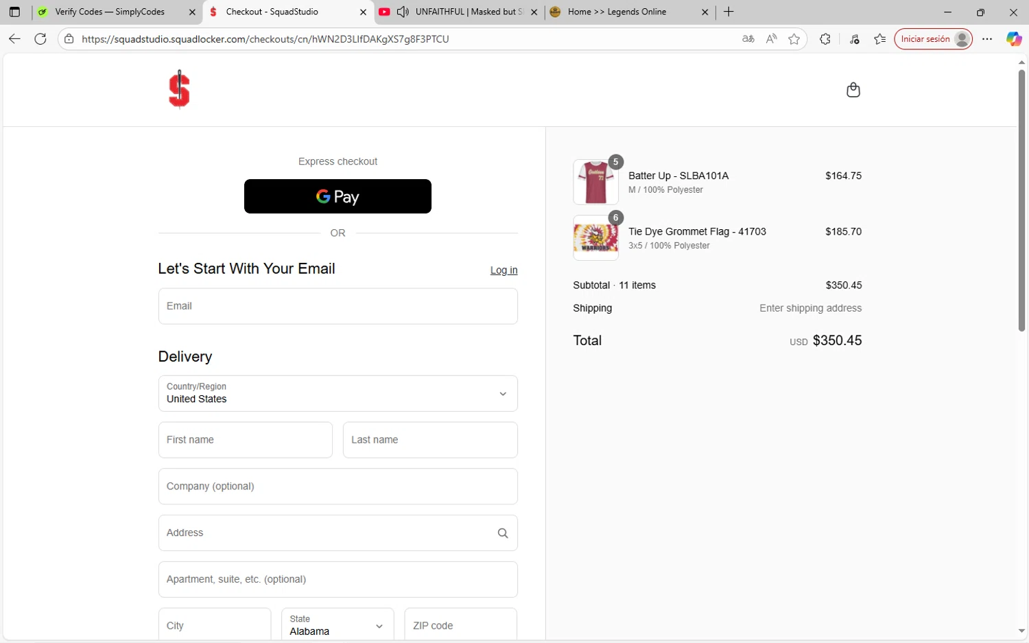 SquadLocker Promo Codes (1 Verified) - 10% Off Oct 2025