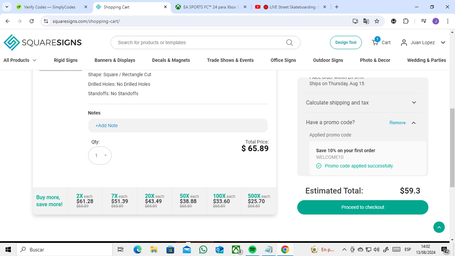Square Signs Promo Codes - 20% Off | November 2024