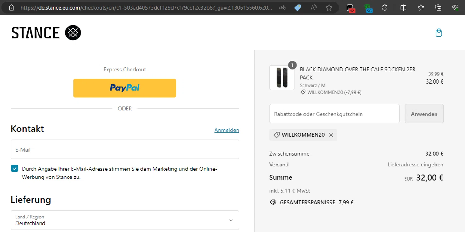 Stance Promo Codes - 20% Off | October 2024