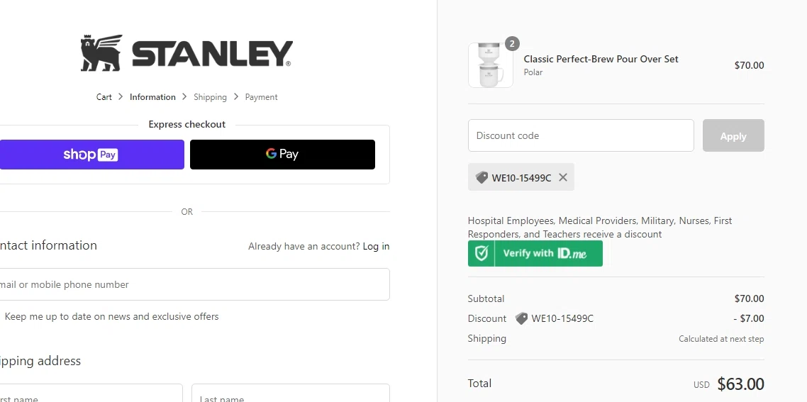Stanley 1913 Discount Codes - 10% Off | January 2025