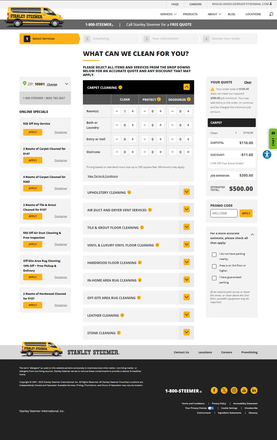 Stanley Steemer Promo Codes - $35 Off Jun 2025