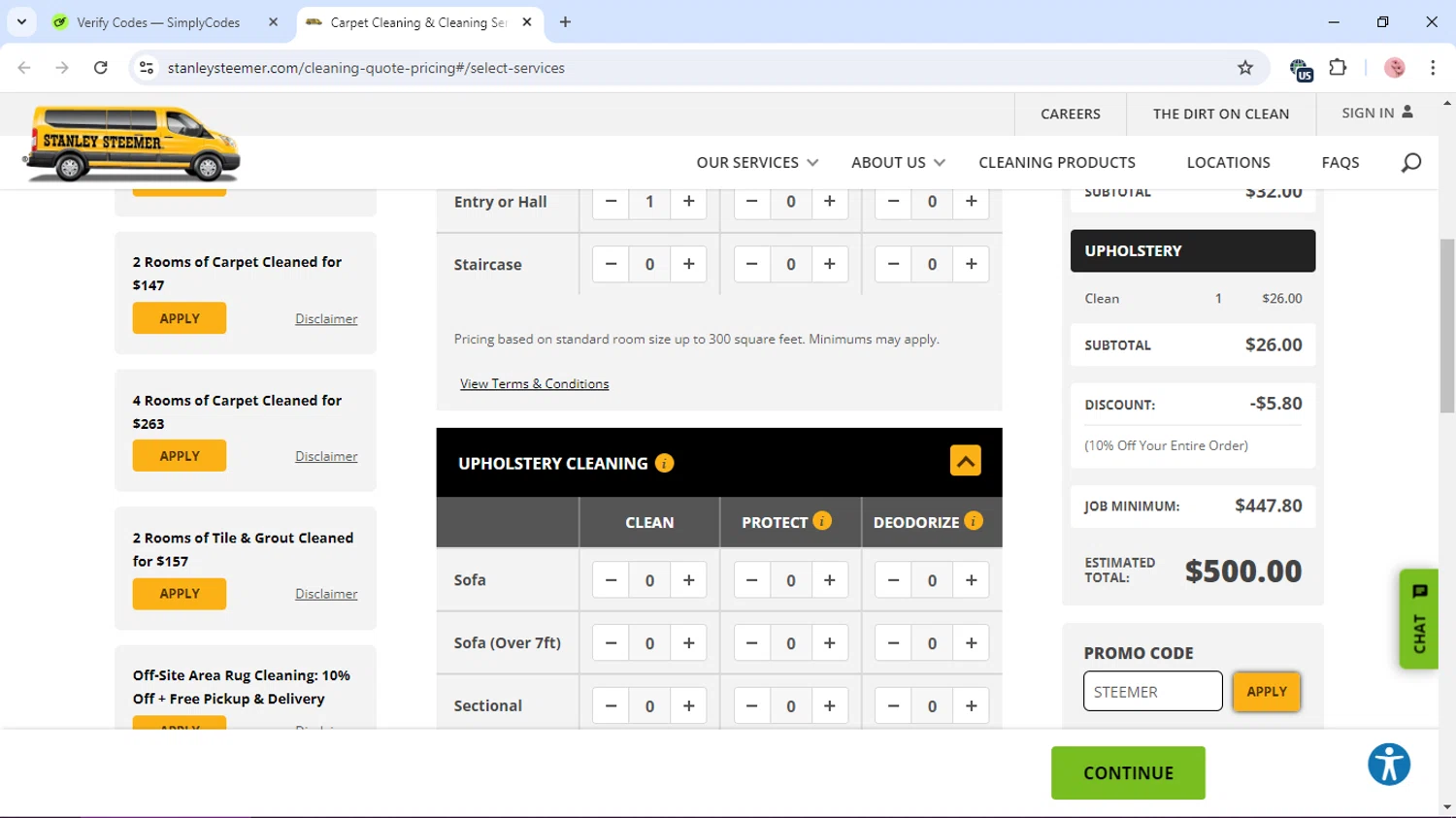 Stanley Steemer Promo Codes - $20 Off | September 2024