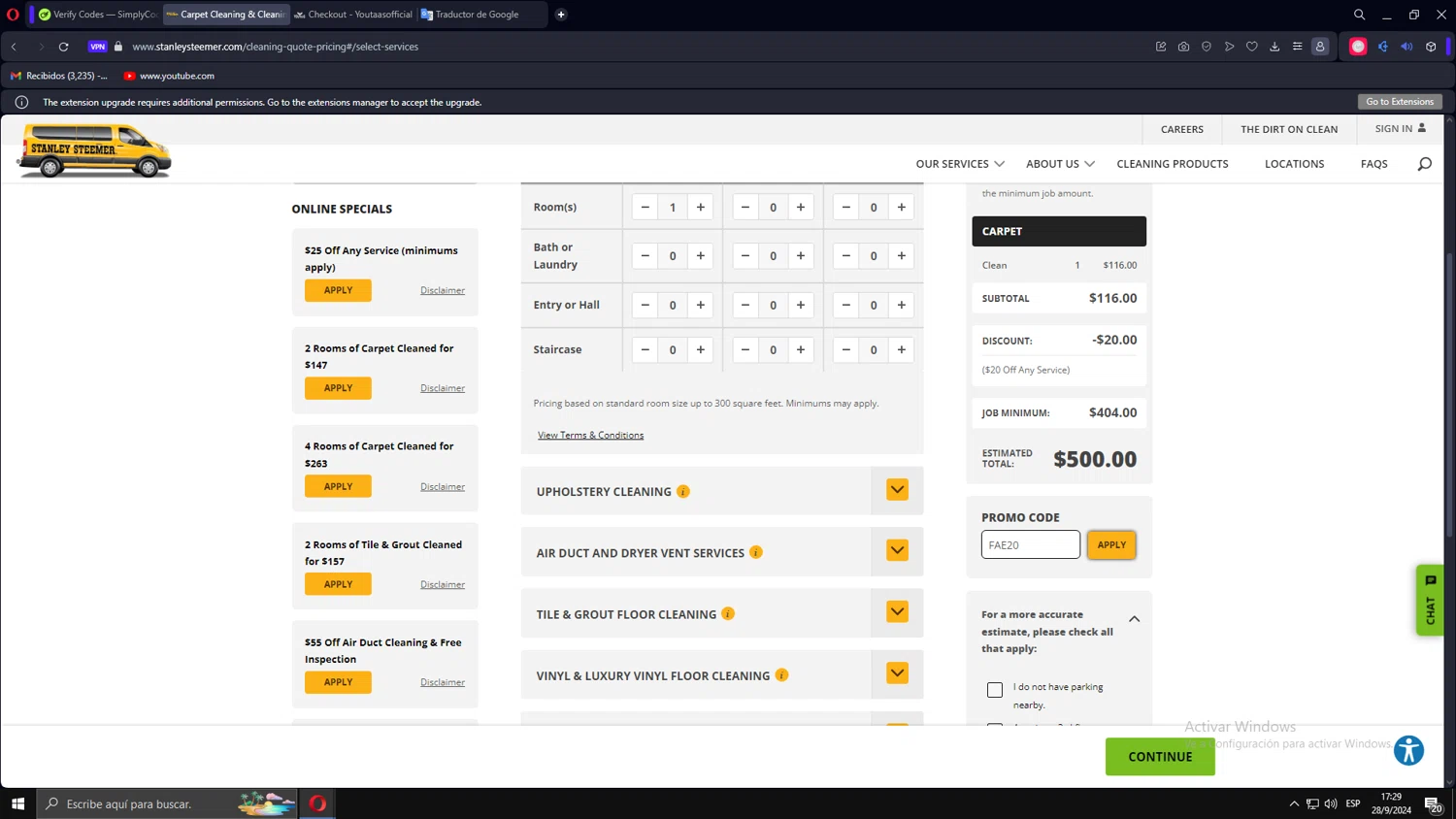 Stanley Steemer Promo Codes & Black Friday 2024 Deals - 10% Off