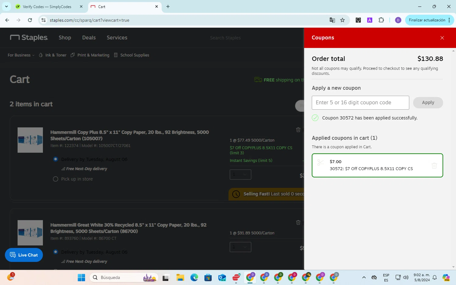 Staples Coupons - $330 Off Coupon Codes in August 2024 | SimplyCodes