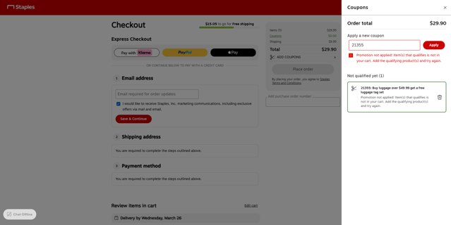 Staples Coupon Codes (9 Verified) - 40% Off w/Code Apr 2025