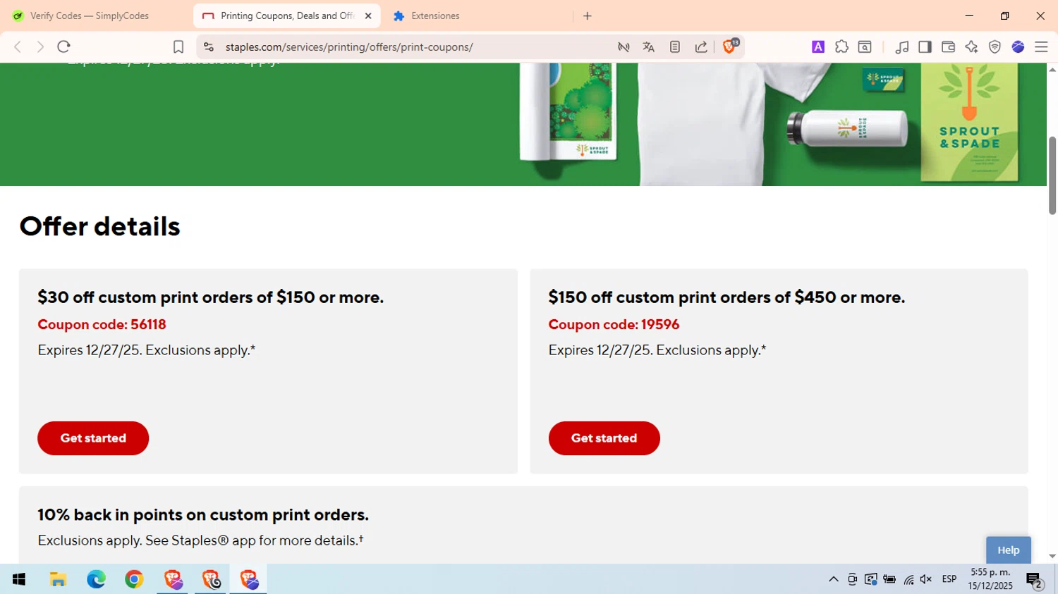 Staples Promo Codes - $150 Off (8 Verified) Dec 2025