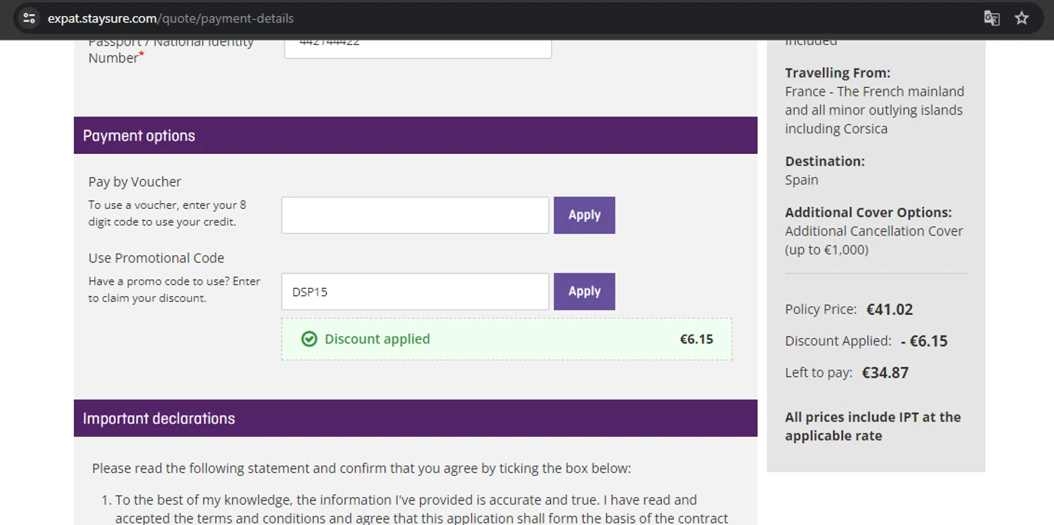 Staysure Expat Travel Insurance Promo Codes - 20% Off | January 2025
