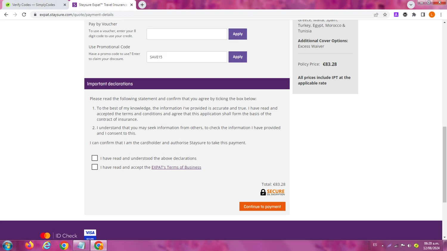 Staysure Expat Travel Insurance Promo Codes - 20% Off | January 2025