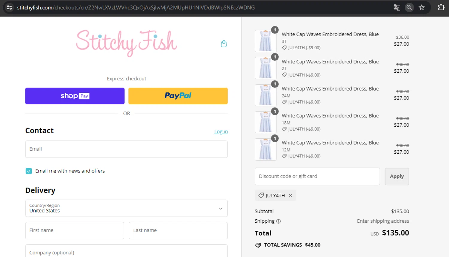Stitchy Fish Coupon Codes - $10 Off | August 2024