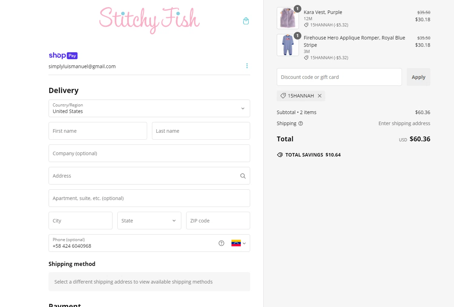 Stitchy Fish Coupon Codes - 10% Off | January 2025