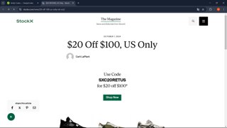 StockX Discount Codes - 10% Off Coupons Jan 2025