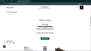 StockX Promo Codes - $20 Off Coupons May 2025