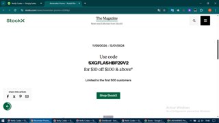 StockX Promo Codes - $20 Off Coupons May 2025