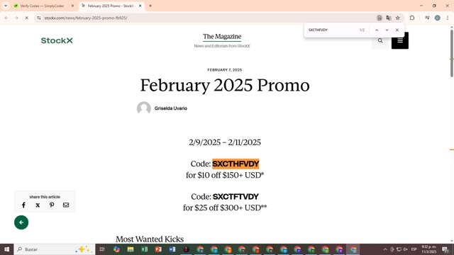 StockX Promo Codes - $20 Off Coupons May 2025
