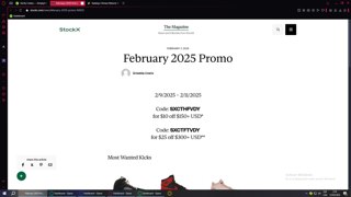 StockX Promo Codes - $20 Off Coupons May 2025