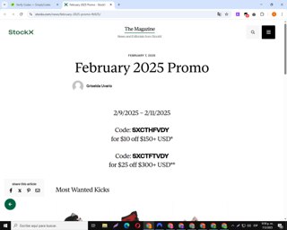 StockX Discount Codes - $15 Off Coupons May 2025