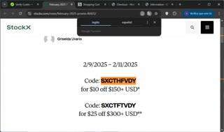 StockX Discount Codes - $15 Off Coupons May 2025