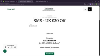 StockX Promo Codes - $25 Off Coupons Sep 2025