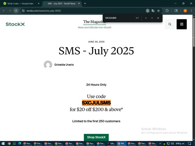 StockX Promo Codes - 10% Off Coupons Sep 2025