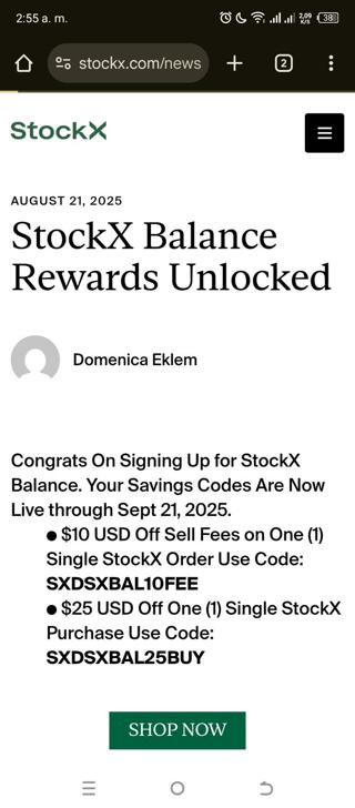 StockX Promo Codes - $10 Off Coupons Oct 2025