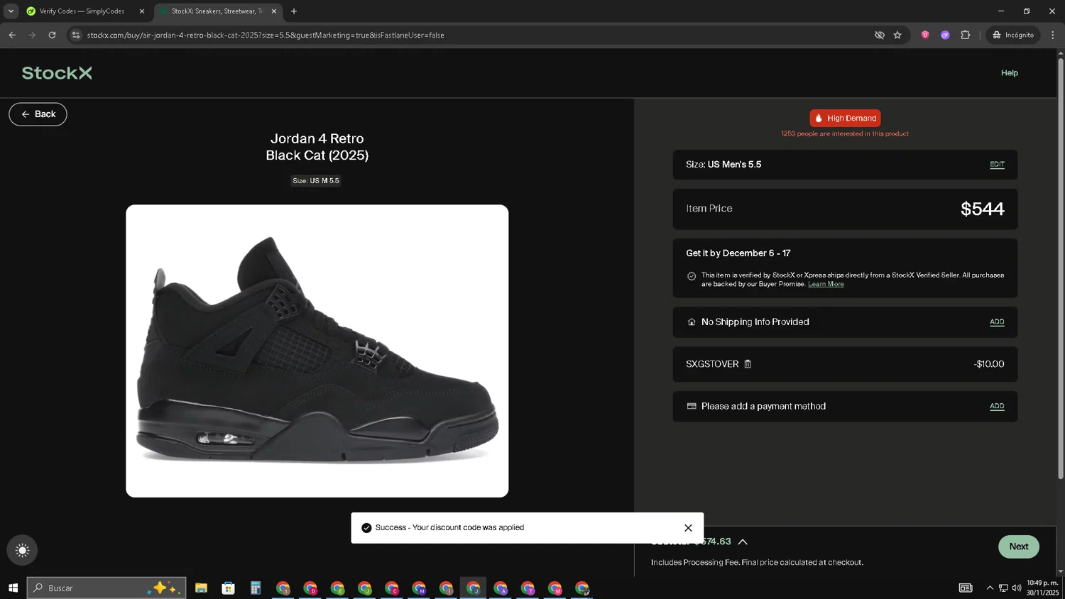 StockX Promo Codes - $10 Off (2 Verified) Dec 2025