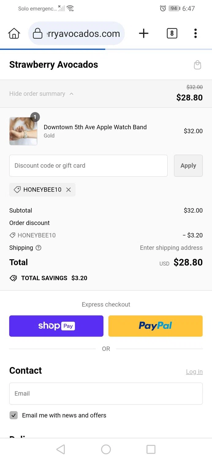 Strawberry Avocados Coupon Codes - 10% Off | November 2024
