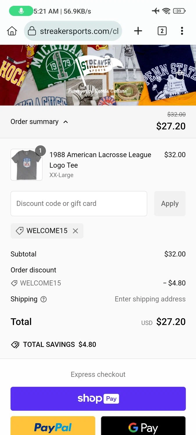 Streaker Sports Discount Code