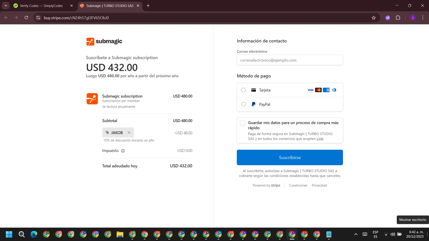 Stripe Promo Codes - $150 Off (10 Verified) Dec 2025