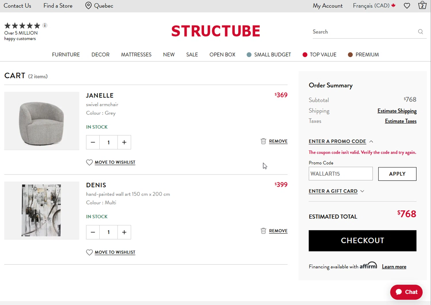 Structube Promo Codes - 15% Off Coupons Jun 2025