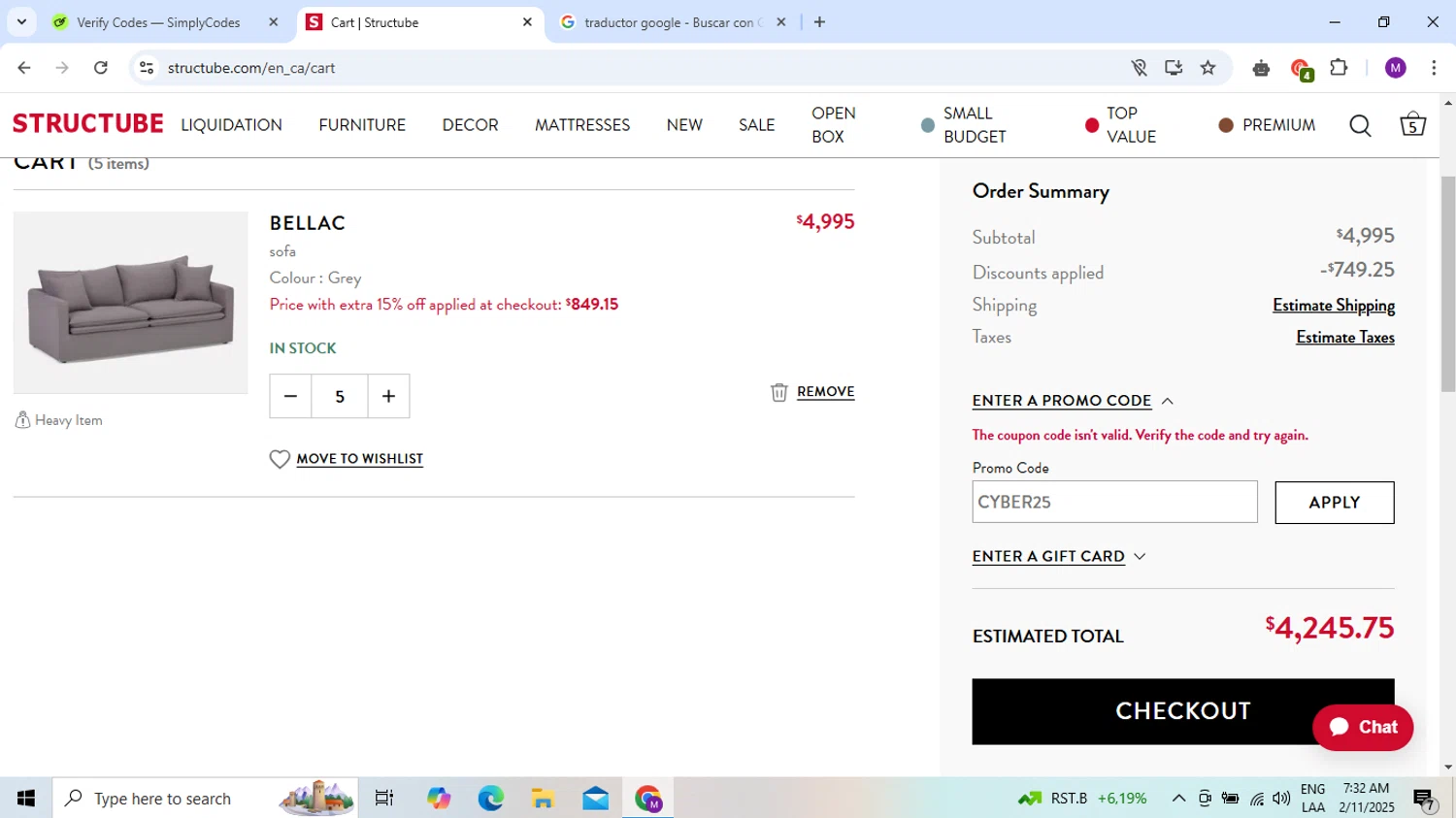 Structube Promo Codes - 15% Off Coupons Nov 2025