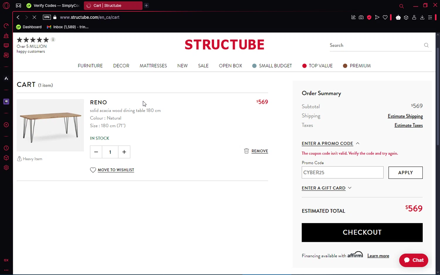 Structube Promo Codes - 15% Off Coupons Nov 2025